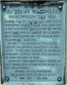Zenas Macomber - Daughters Of The American Revolution Harrisburg